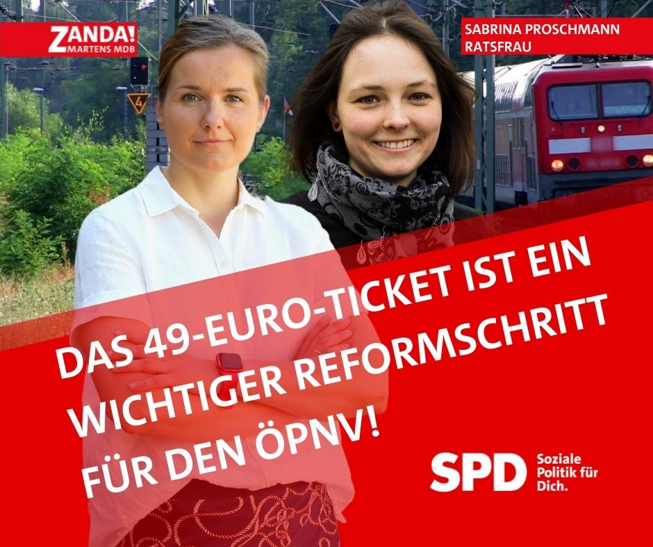 Düsseldorfer SPD-Politikerinnen in Rat und Bund: Das 49-Euro-Ticket ist ...