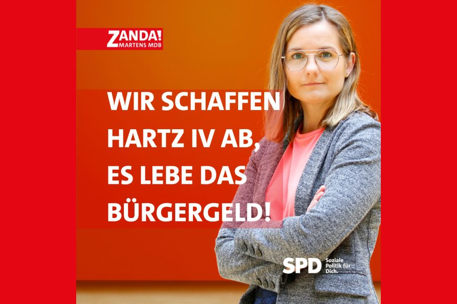 Wir schaffen Hartz IV ab, es lebe das Bürgergeld! › Zanda Martens MdB